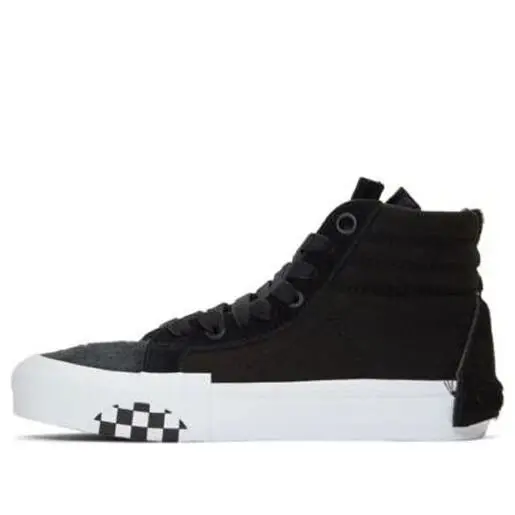 VANS Sk8-hi Cap Lx Pony Hair High Top Sneakers - Black