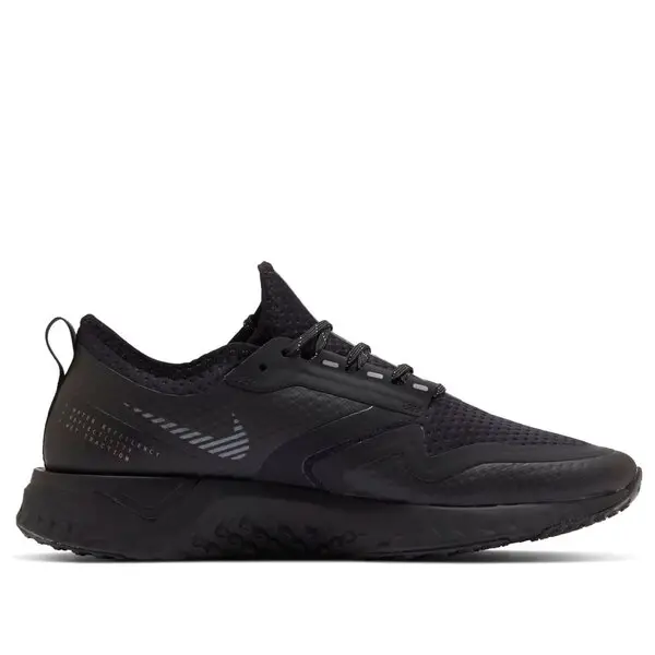 Nike Odyssey React 2 Shield Metallic Silver Athletic Sneakers - Black