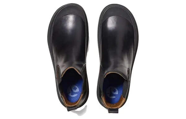 BIRKENSTOCK Prescott Slip-on Waxy Leather Boots - Black