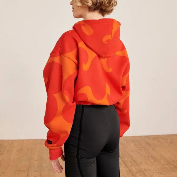 Adidas X Marimekko Cropped Hoodie