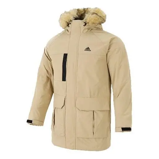 Adidas Hooded Down Parka Jacket - Multi-color