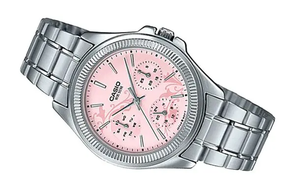 Casio Retro Series Analog Watch With Stainless Steel Strap