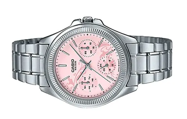 Casio Retro Series Analog Watch With Stainless Steel Strap