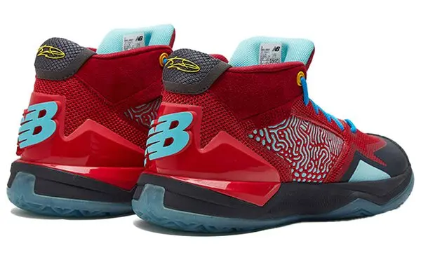 NEW BALANCE Kawhi High Top Sneakers - Black/red