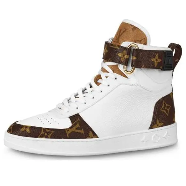 LOUIS VUITTON Boombox High-top Sneakers - White