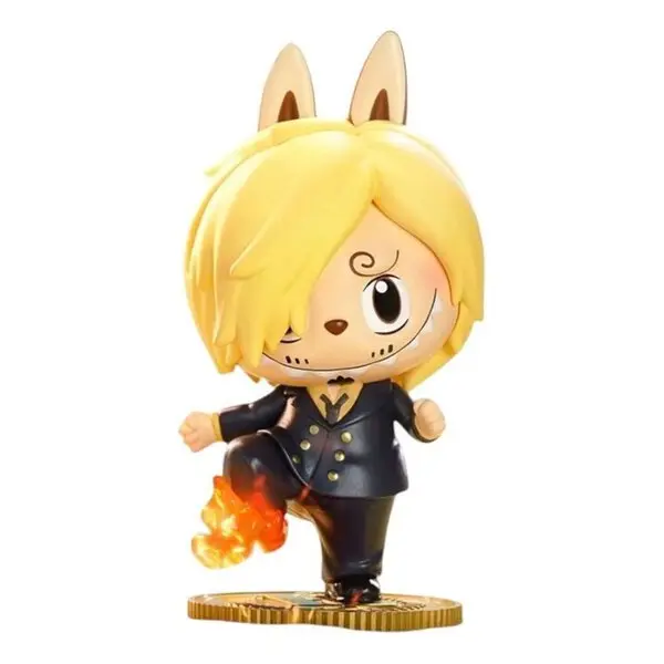 POP MART One Piece The Monsters Labubu Sanji Figure - Multi-color