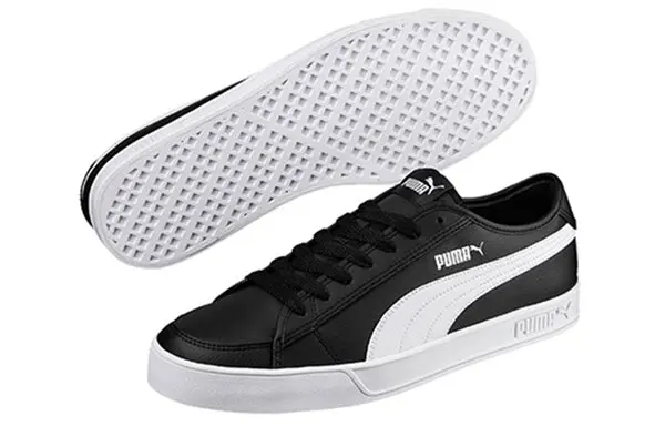 PUMA Smash V2 Vulc Sl Low Top Sneakers - White/black