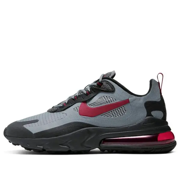 Nike Max 270 React Houndstooth Sneakers - Grey/red
