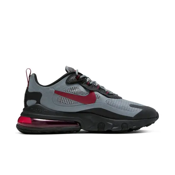 Nike Max 270 React Houndstooth Sneakers - Grey/red