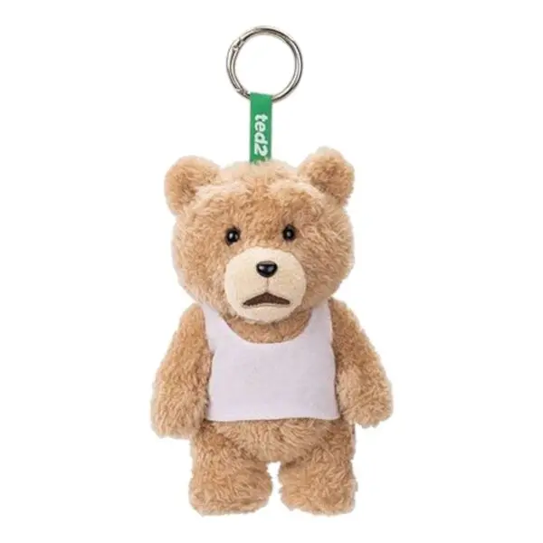 POP MART Ted2 Teddy Bear Action Plush Pendant Vest Bear - Multi-color