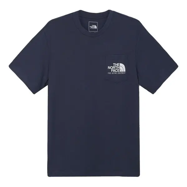 The North Face Logo Short Sleeve T-shirt - Navy