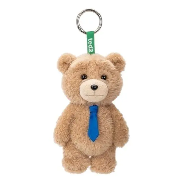POP MART Ted2 Teddy Bear Plush Pendant With Necktie - Multi-color