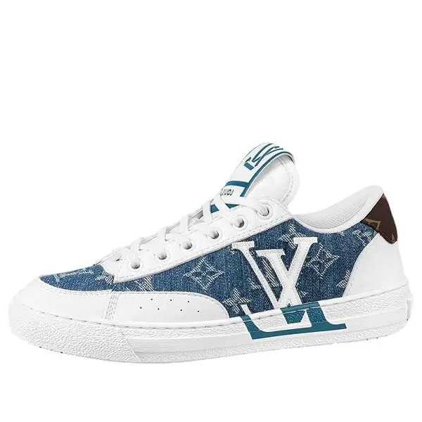 LOUIS VUITTON Charlie Sneakers - White/blue/brown
