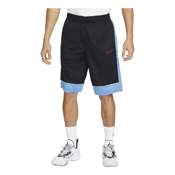 Nike Dri-fit Contrast Color Stitching Elastic Waistband Sports Shorts - Default Color