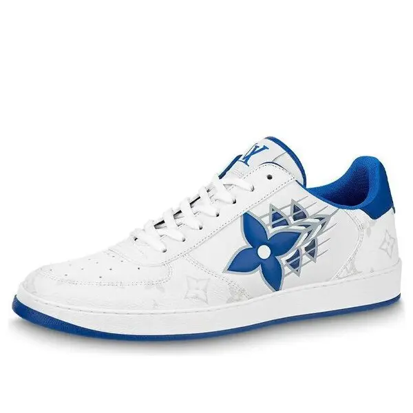 LOUIS VUITTON Rivoli Sneakers - White/blue/grey
