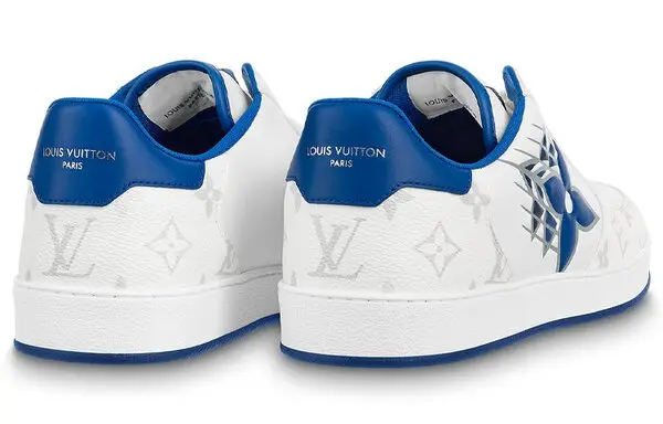 LOUIS VUITTON Rivoli Sneakers - White/blue/grey