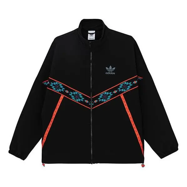Adidas Originals Geometry Pattern Zip-up Jacket - Default Color