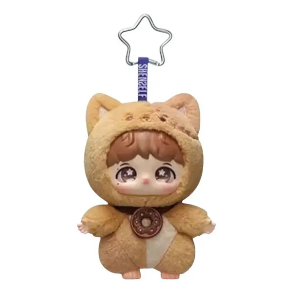 POP MART Zhou Shen Shenself Vinyl Plush Doll Pendant 'fix You Vinyl - Multi-color