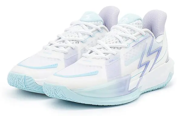 361 DEGREES Big3 4.0 Quick Ice Skate Sneakers - White/blue