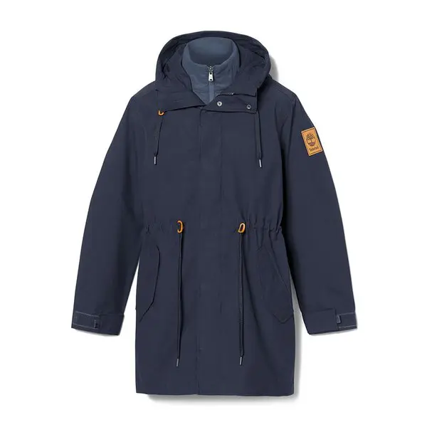Timberland Snowdon Peak Fishtail Parka Jacket - Navy