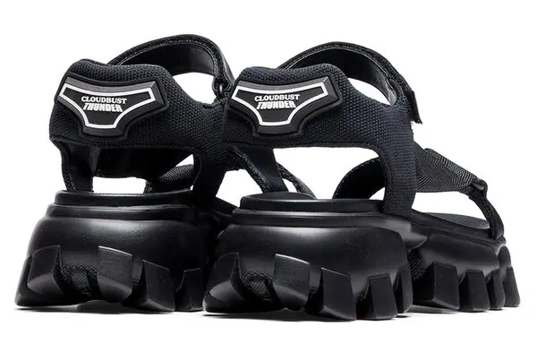 Prada Sporty Woven Nylon Tape Sandals