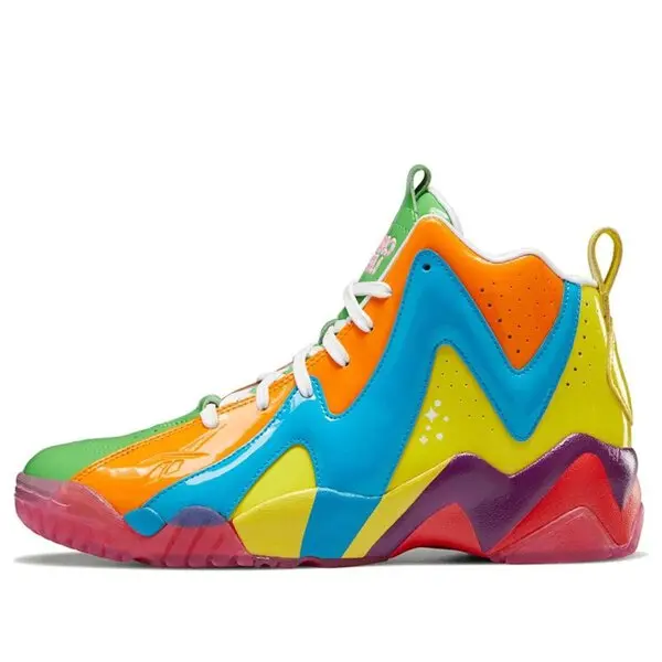 REEBOK X Hasbro Kamikaze 2 "candy Land" High Top Sneakers - Yellow/orange/blue