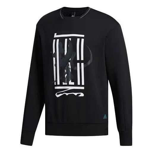 Adidas Graphic Pullover - Black