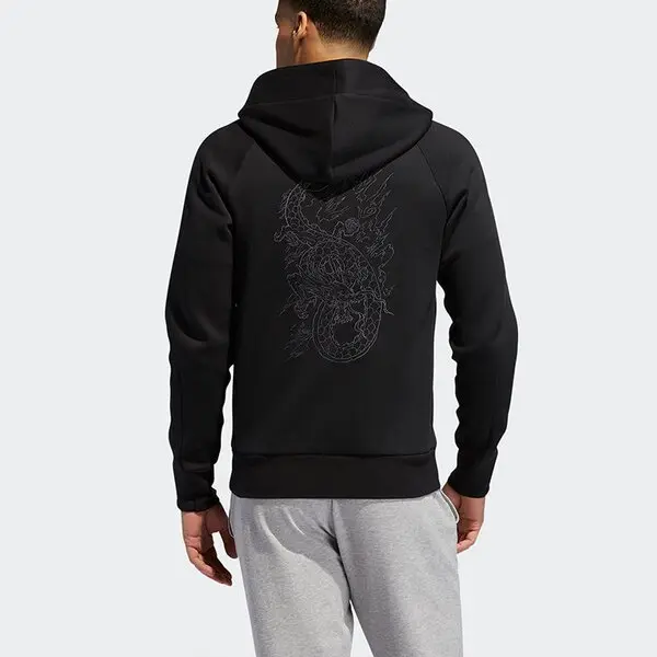 Adidas Hooded Zipper Woven Jacket