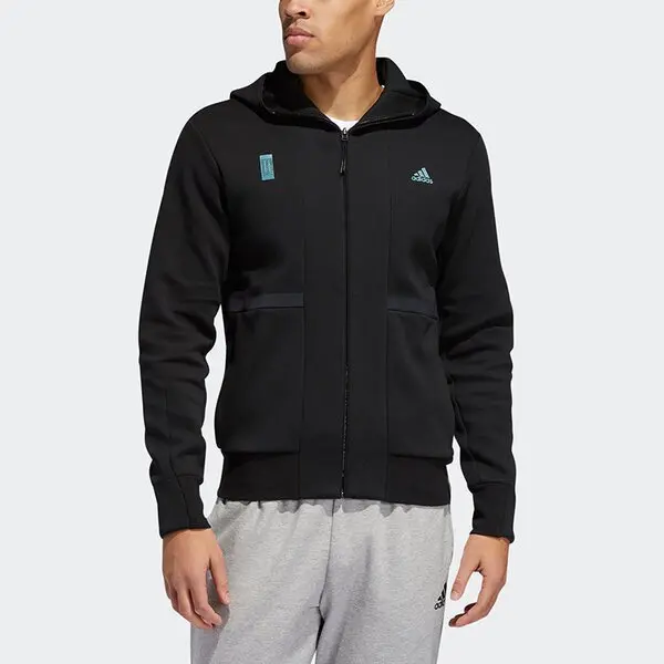 Adidas Hooded Zipper Woven Jacket