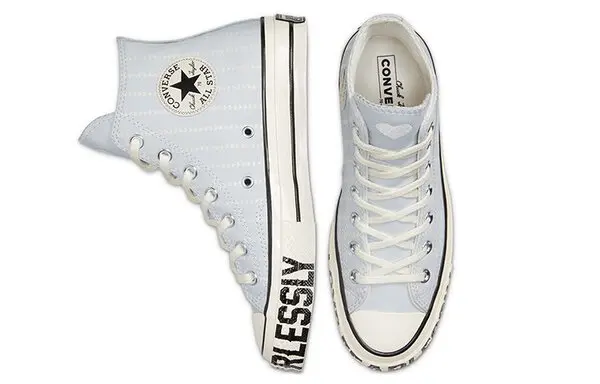 CONVERSE Chuck 70 High Top 'love Fearlessly - Light Blue