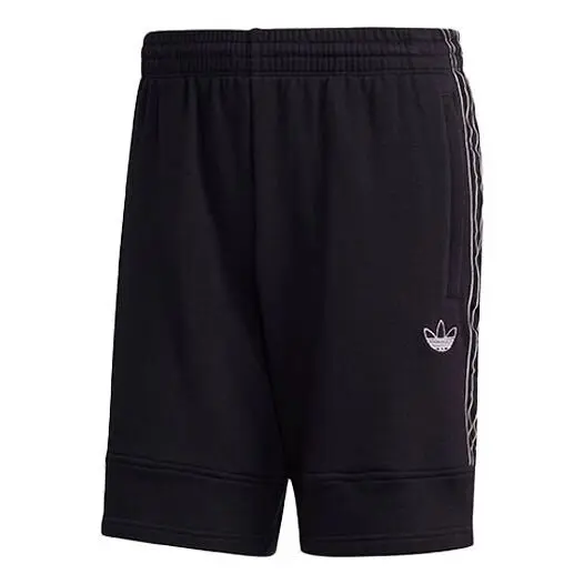 Adidas Originals Casual Sports Stripe Shorts - Black