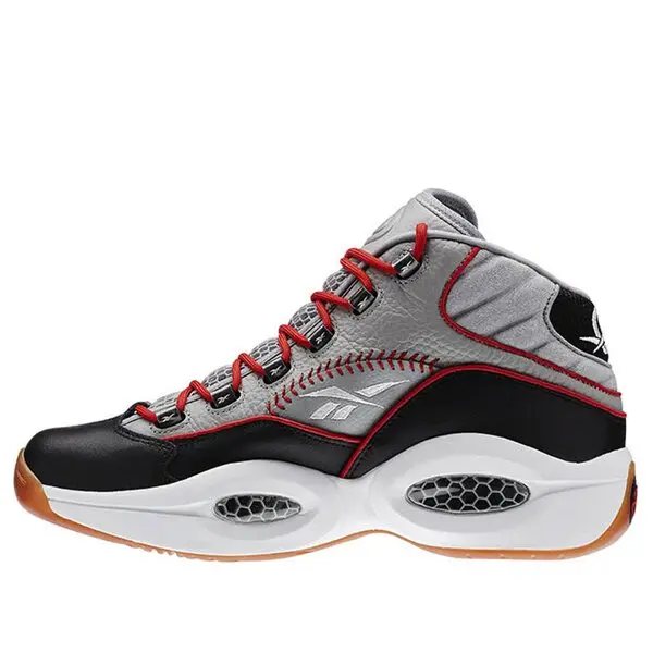 REEBOK Question Mid "practice" Athletic Sneakers - Grey