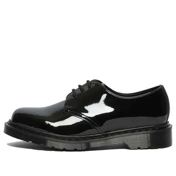 Dr. Martens 1461 Made In England Mono Patent Leather Oxford Shoes - Black
