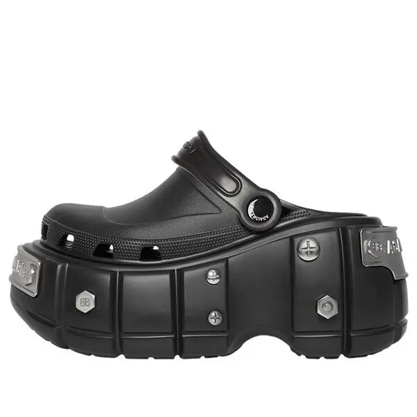 Balenciaga Hardcrocs Slide X Crocs - Black