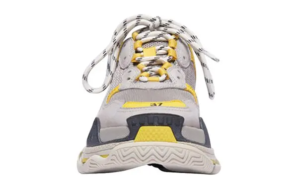 Balenciaga Triple S Trainer - Grey/yellow