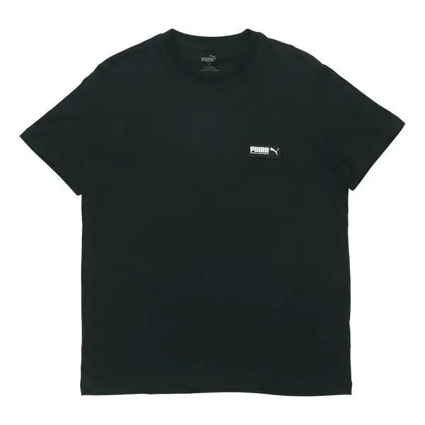 PUMA Fuslon Minimalistic Chest Alphabet Logo Label Short Sleeve