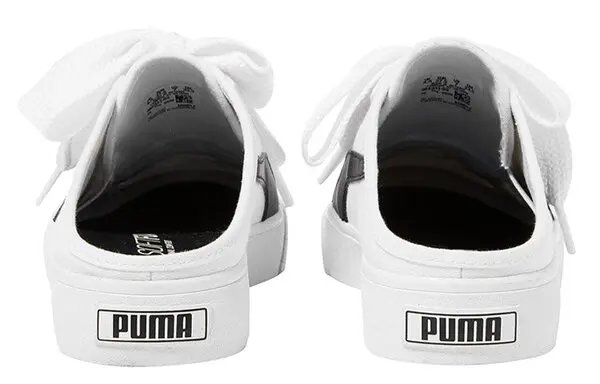 PUMA Bari Mule Ribbon Mule - White/black