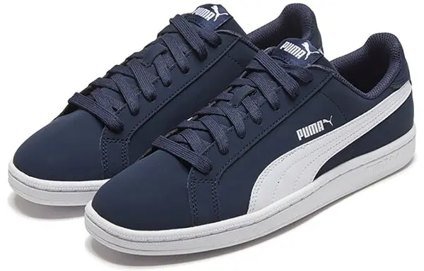 PUMA Smash Buck Low Top Sneakers - Blue/white
