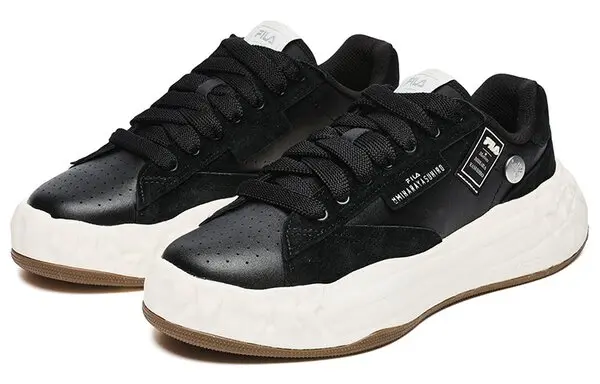 FILA Mihara Yasuhiro Leather And Suede Lace-up Sneakers
