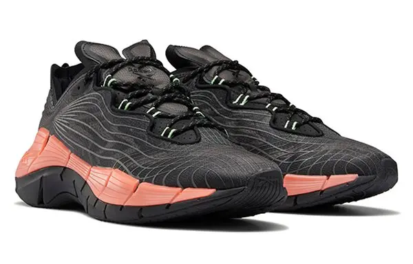 REEBOK Zig Kinetica 2 Athletic Sneakers - Black