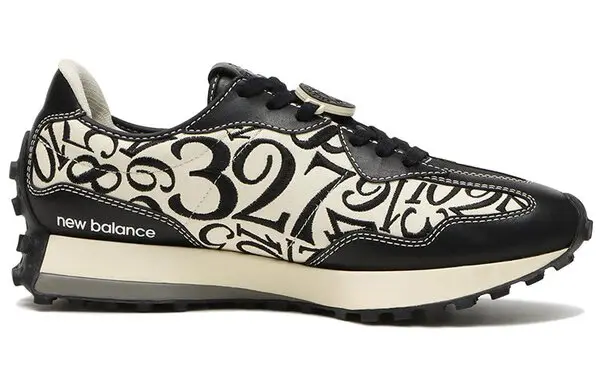 NEW BALANCE 327 Frank Muller Crossover Sneakers - Black