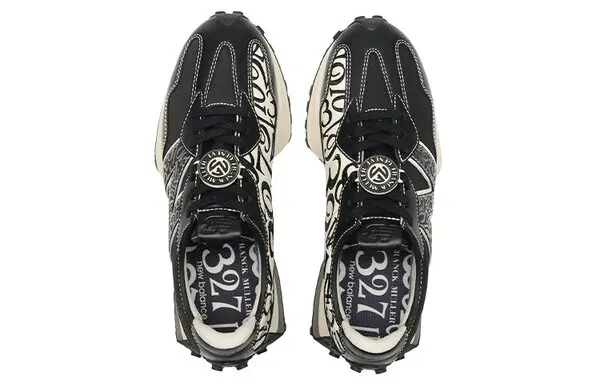 NEW BALANCE 327 Frank Muller Crossover Sneakers - Black