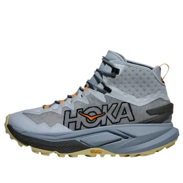 Hoka One One Mafate Hike High Top Sneakers - Mineral Blue/tumeric