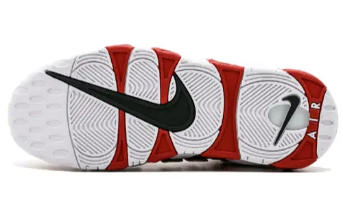 Nike X Supreme Air More Uptempo Sneakers - White/red