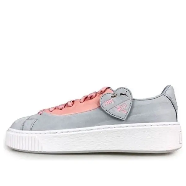 PUMA Basket Platform Valentine Low Top Sneakers - Pink