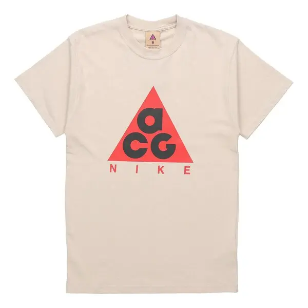 Nike Lab Printed T-shirt 'string University Red - Light Grey