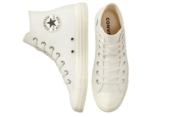 CONVERSE Chuck Taylor All Star High Top Sneakers With Paisley Embroidery - White/red
