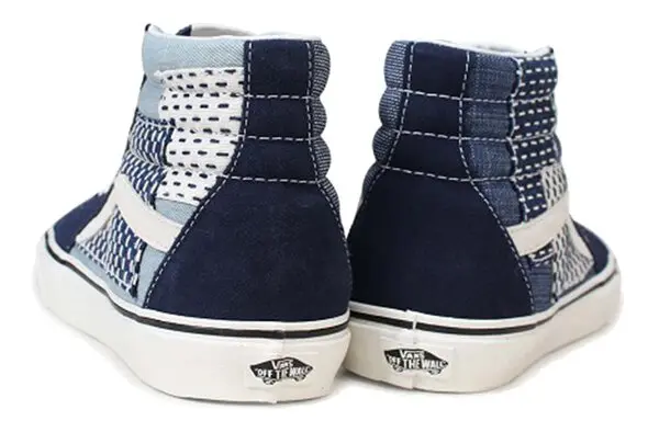 VANS Sk8-hi Patchwork High Top Sneakers - Blue