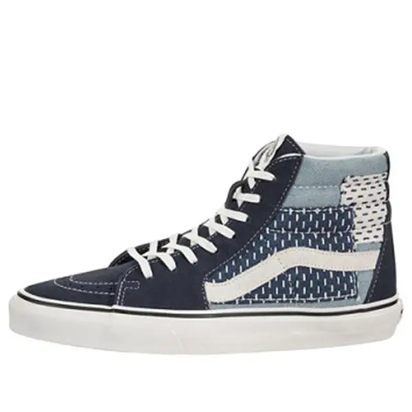 VANS Sk8-hi Patchwork High Top Sneakers - Blue