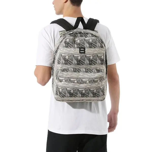 VANS X Moma Old Skool Iii Backpack 'edvard Munch - Grey/black